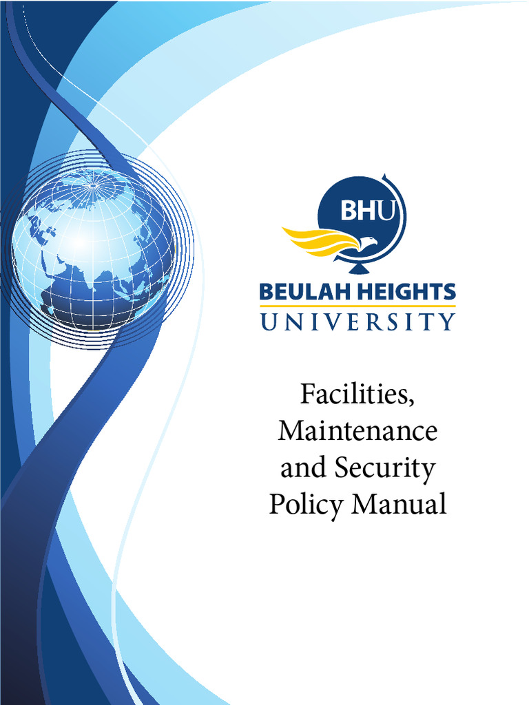 BUH Security Policy Manual | PDF | Tornadoes | National Weather Service