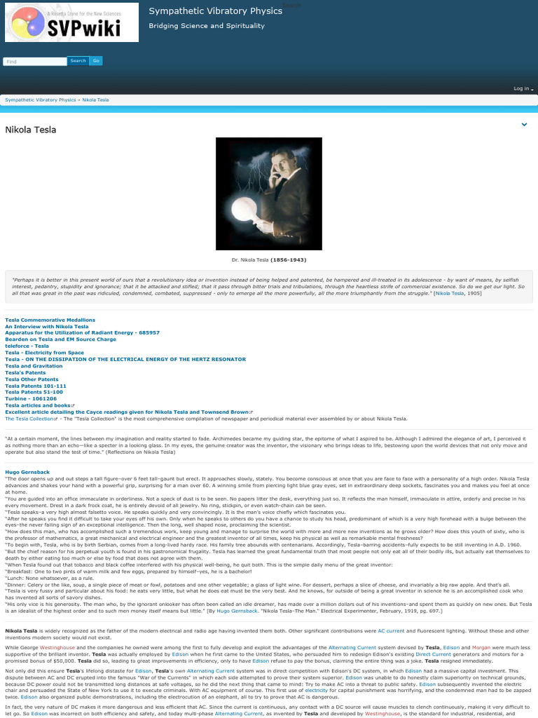 sympathetic vibratory physics _ nikola tesla | PDF | Nikola Tesla ...