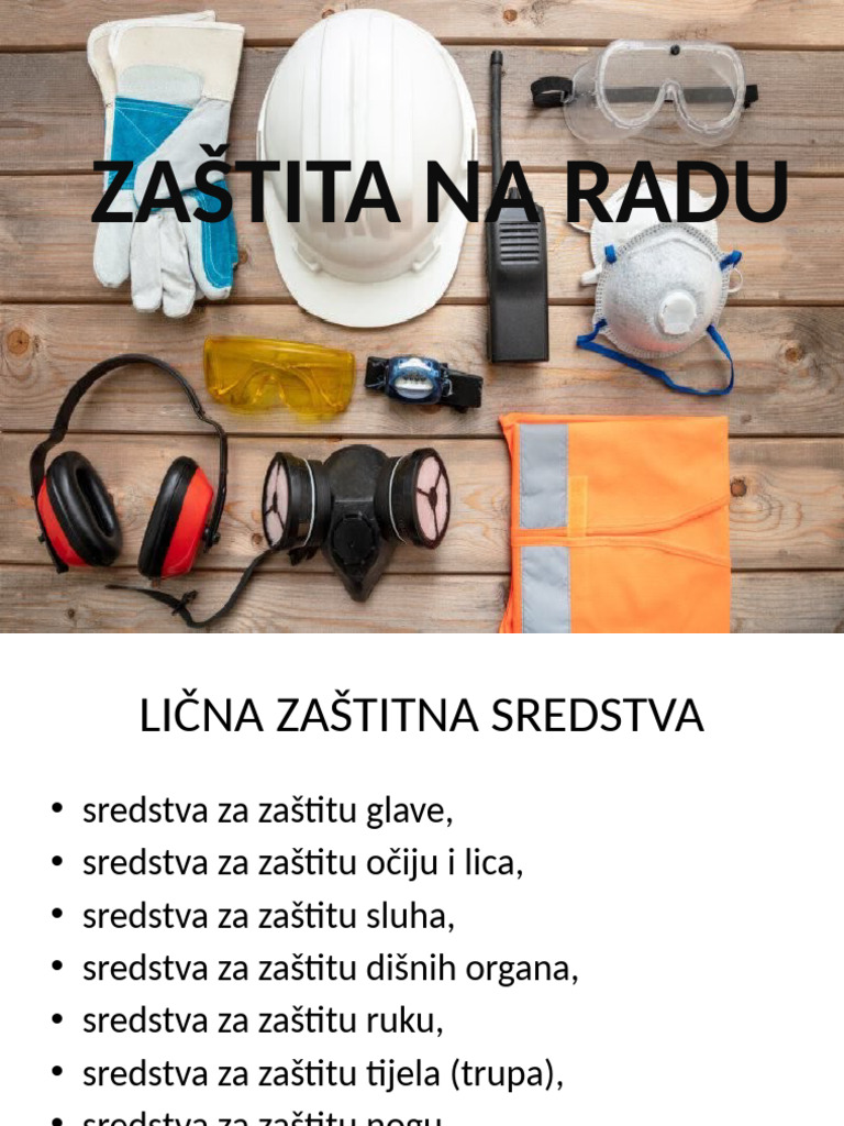 Zaštita Na Radu | PDF