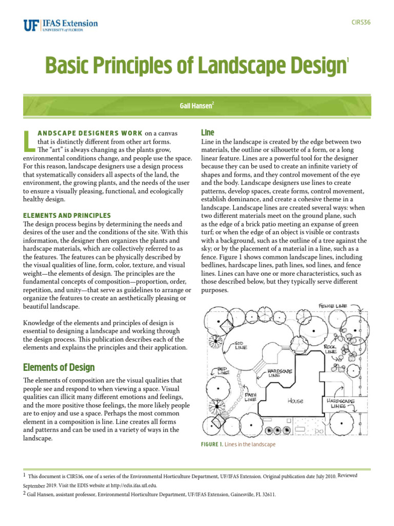 Landscape Design Elements Explained | PDF | Composition (Visual Arts ...