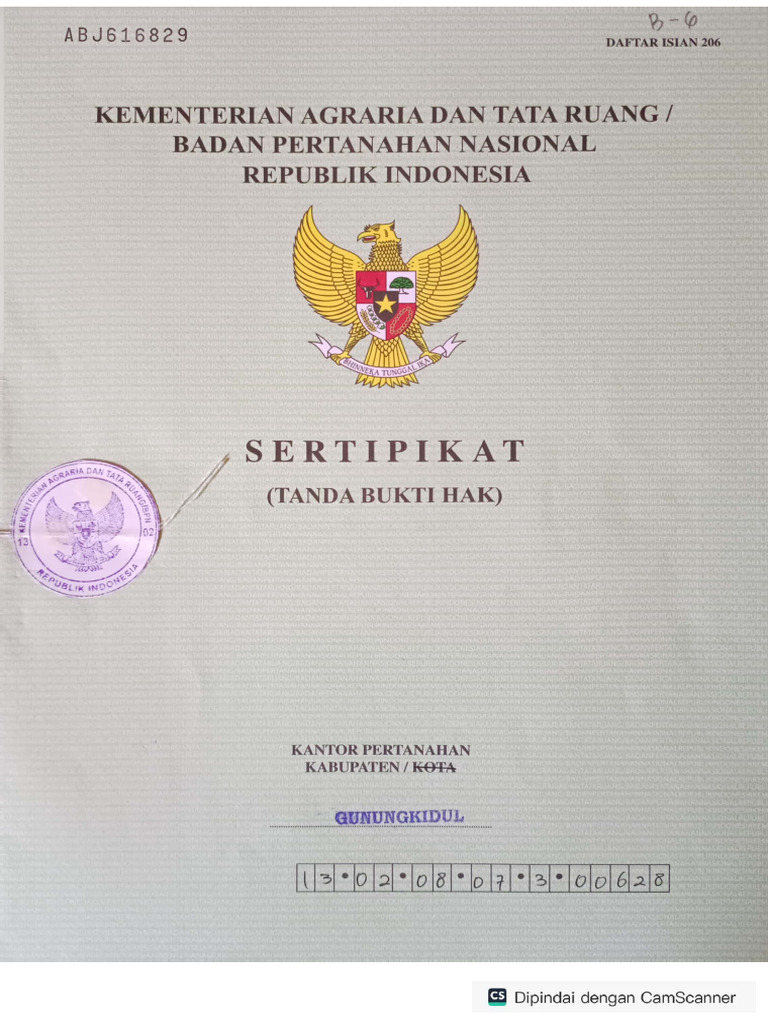 Sertifikat BYA B.6 | PDF