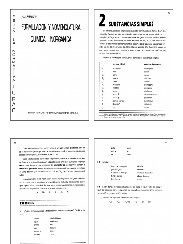 Formulación Inorgánica Comprimido | PDF