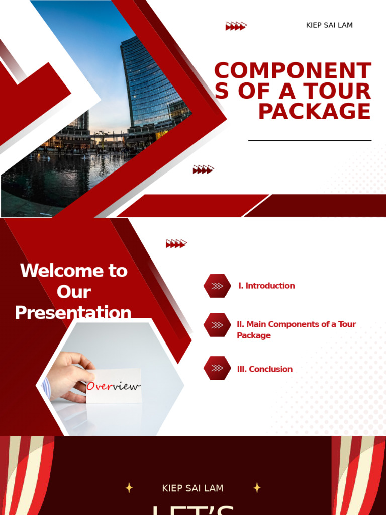 Components of A Tour Package | PDF | Meal | Lunch