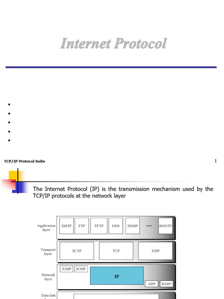 Internet Protocol-Datagram (1) Conv | PDF | Internet Protocols | Transmission Control Protocol