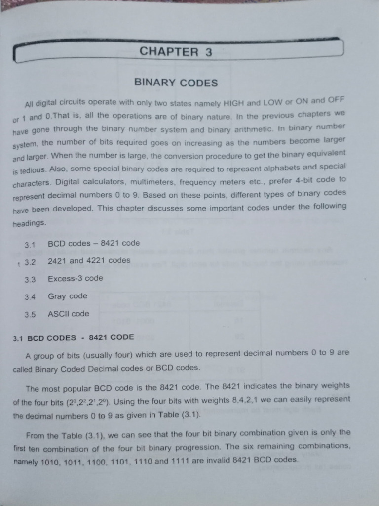 3.binary Codes | PDF