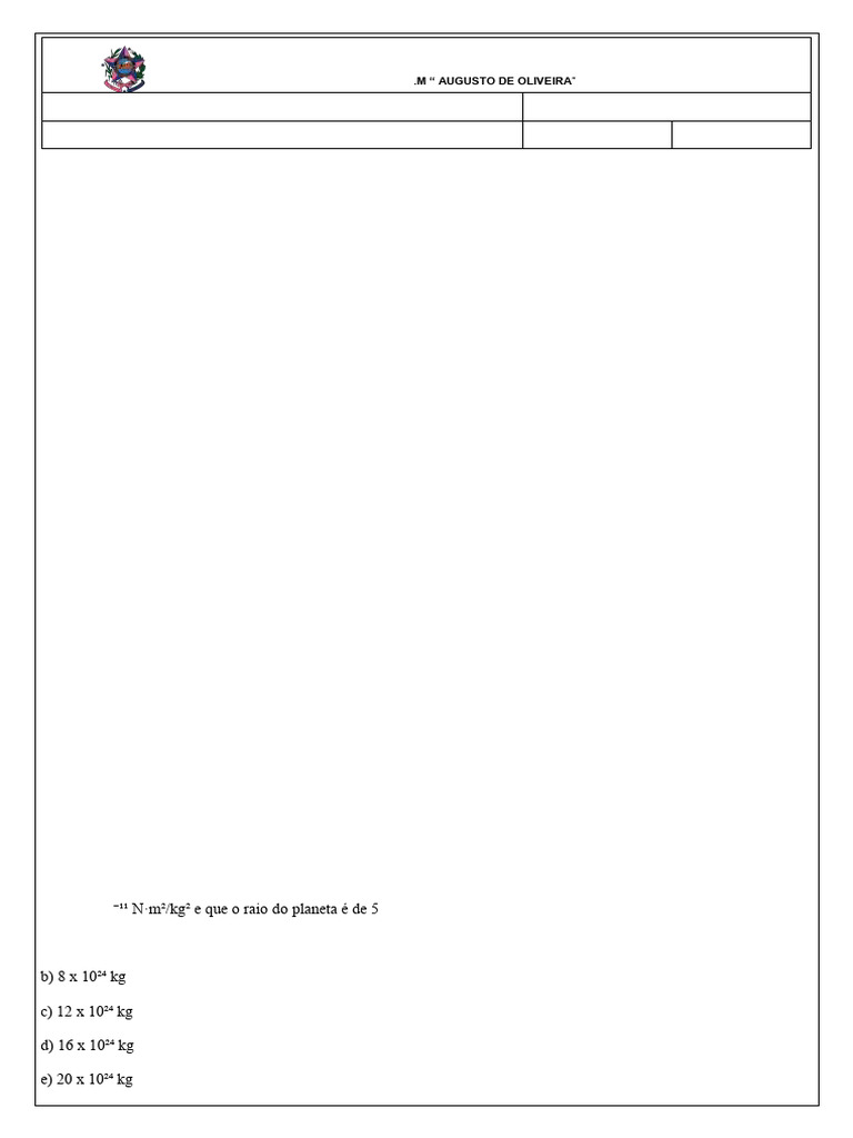 Atividade Avaliativa 3 1º Ano Forma Da Terra | PDF | Terra | Ciências Físicas