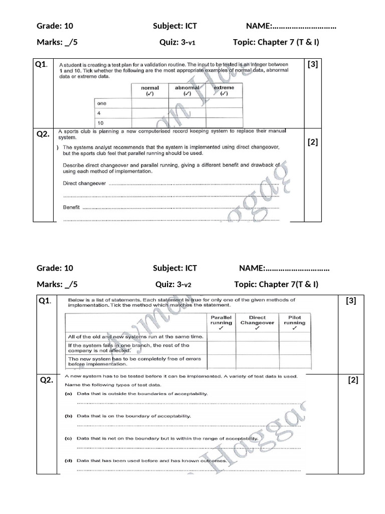 Slip Test 3 | PDF