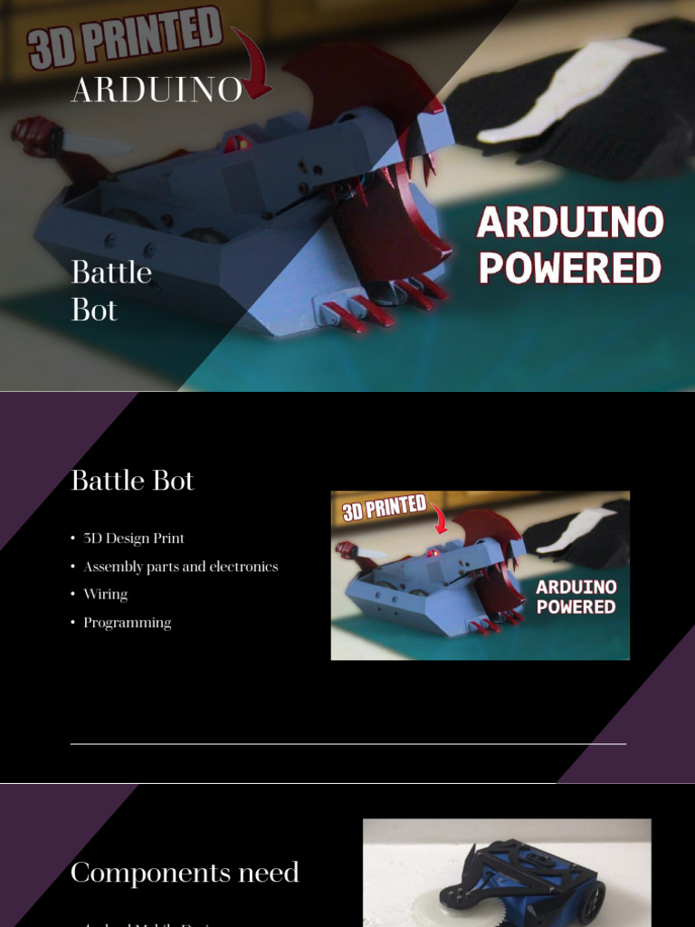 Arduino Project Battle Bot Part 1 | PDF