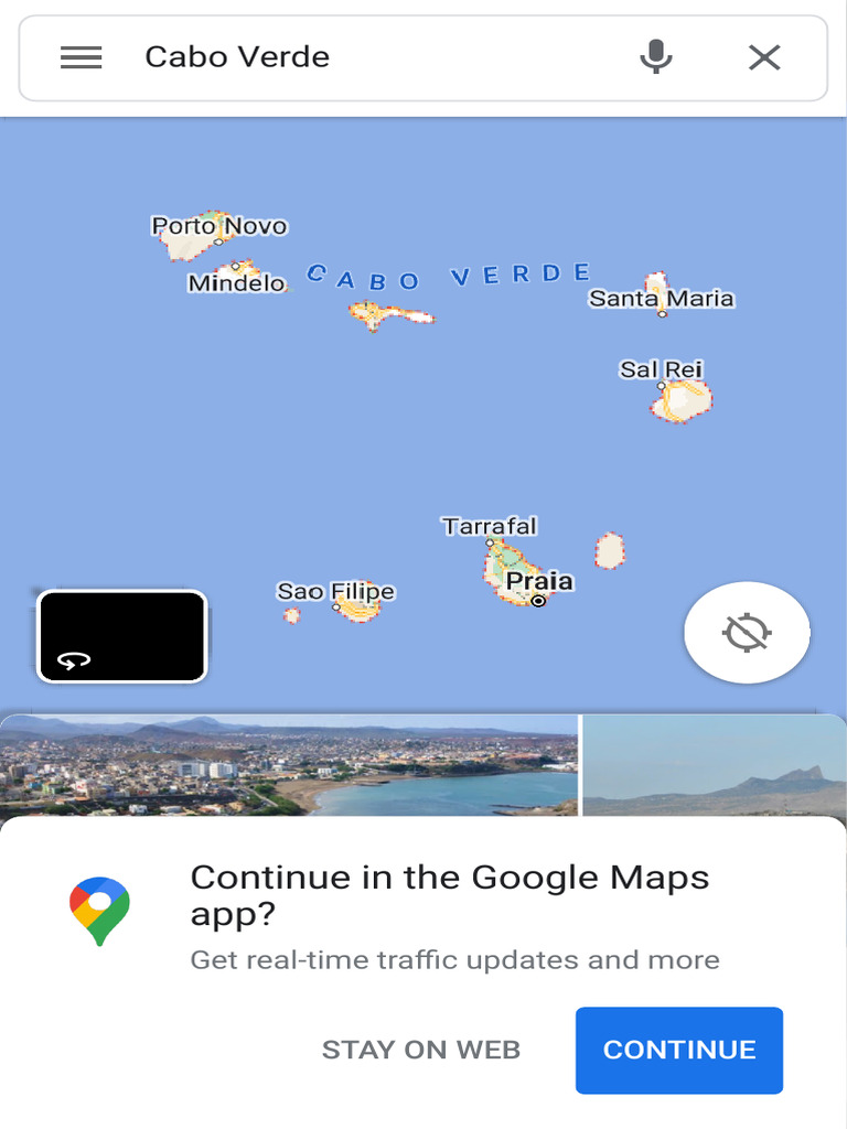 Cabo Verde on Google Maps | PDF