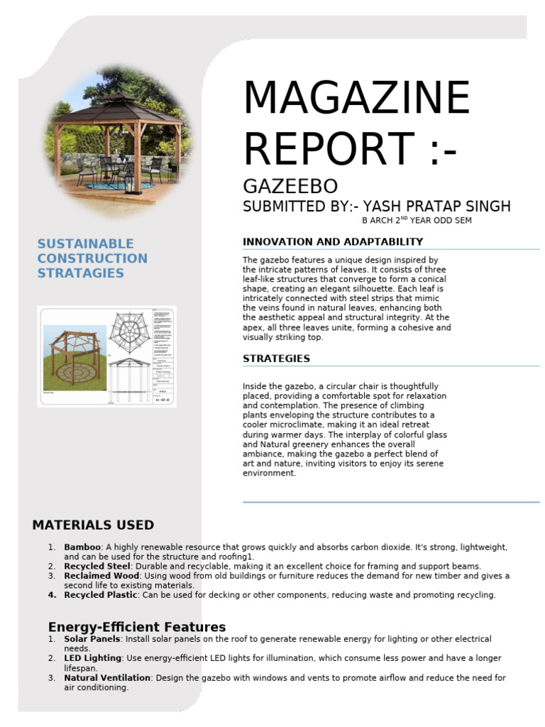 Magazine Report Yash Pratap | PDF | Leaf | Recycling