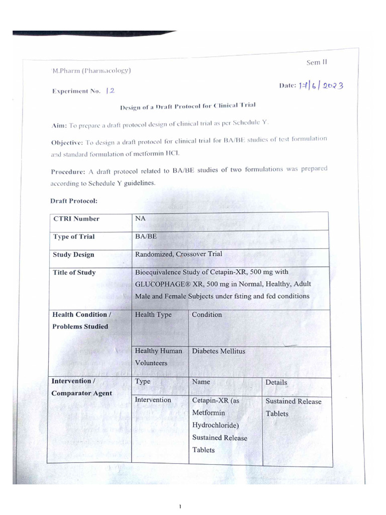 Clinical Trials-1 | PDF