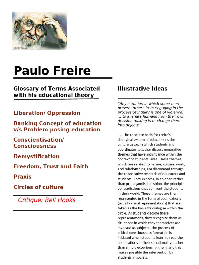 Paulo Freire at A Glance | PDF