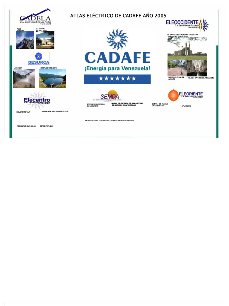 Qdoc - Tips Atlas Electrico Cadafe 2005 Venezuela | PDF