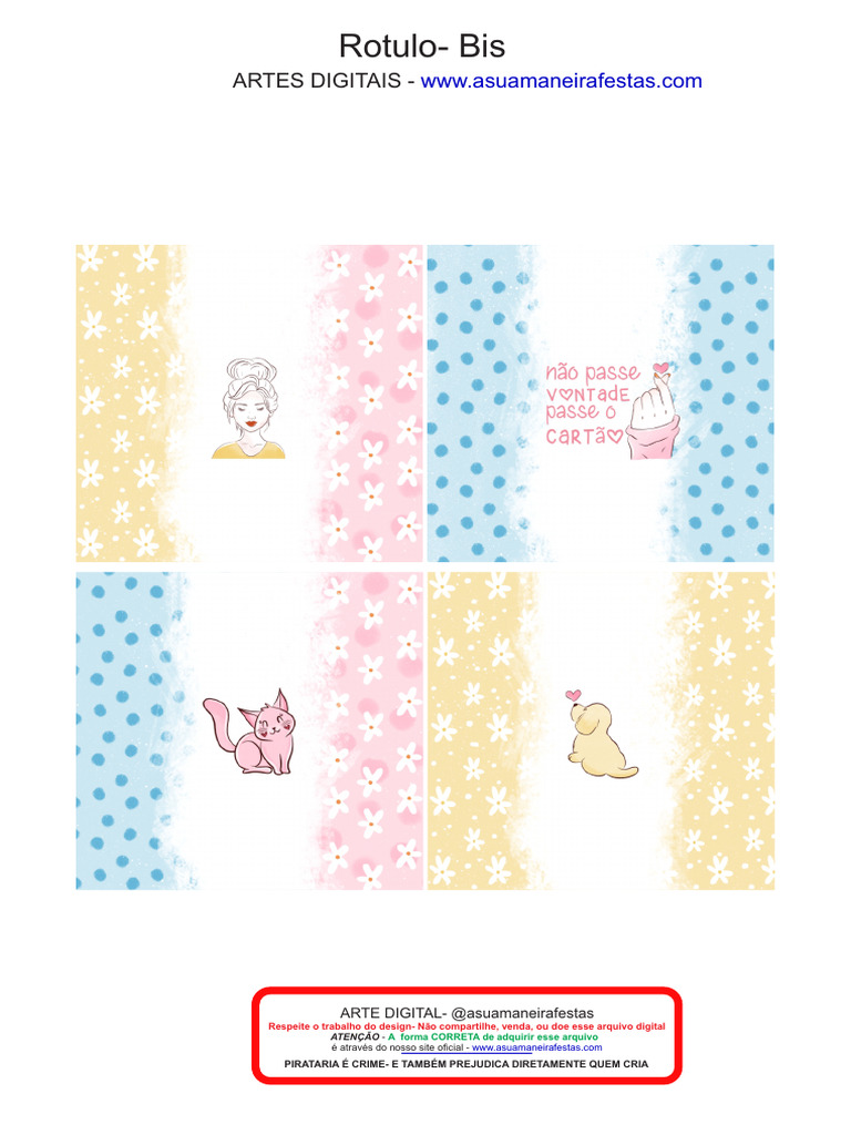 Rotulo Bis - @asuamaneirafestas - 3 | PDF