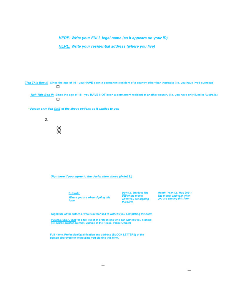 Statutory Declaration Form Guide | PDF | Justice Of The Peace | Justice