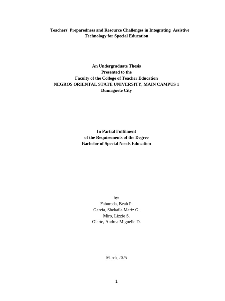 Group 1 - 1.2 | PDF | Special Education | Learning