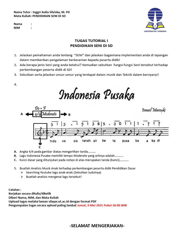 Tugas Tutorial 1 2025 | PDF