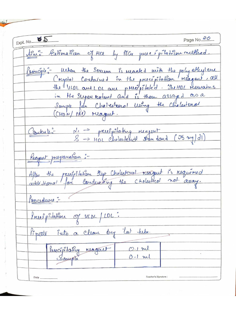 Biochemistry Practical | PDF