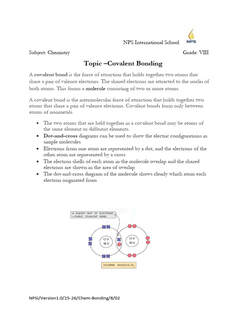 Covalent Bonding | PDF | Chemical Bond | Chemical Compounds