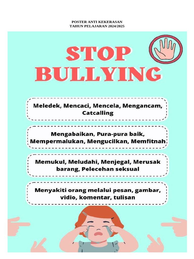 POSTER ANTI KEKERASAN | PDF