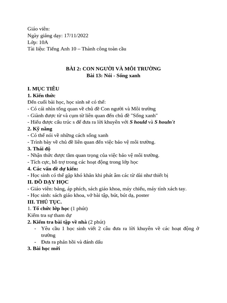 Unit 2 - Speaking | PDF