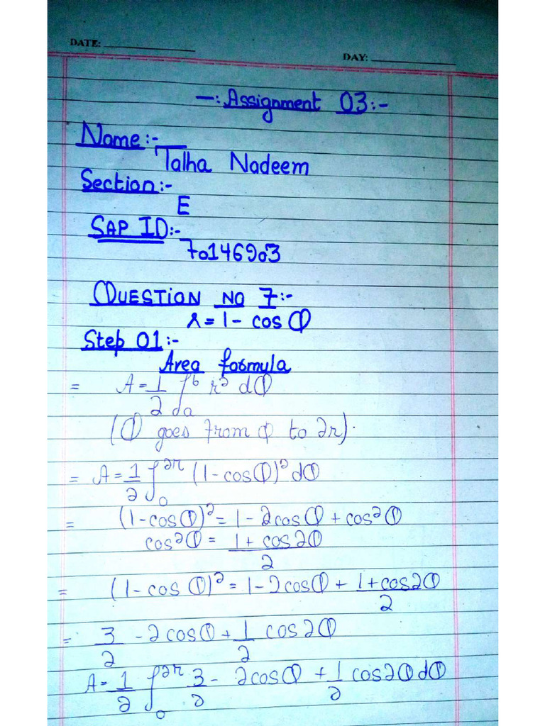 multi calc assignemt 03 70146903 | PDF