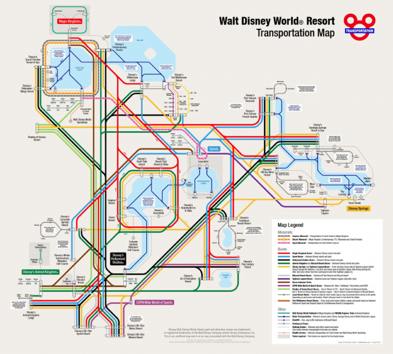 Walt Disney World Map 2020 | PDF