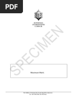 1235 Setswana Paper 1 Specimen | PDF | Languages Of Africa | Southern ...