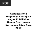 Gabaasa Guyya Guyyaa | PDF