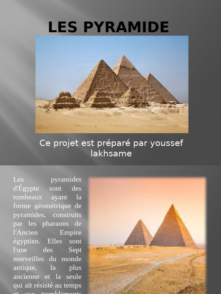 Nouveau Présentation Microsoft PowerPoint | PDF | Pyramides d'Égypte | Égypte antique