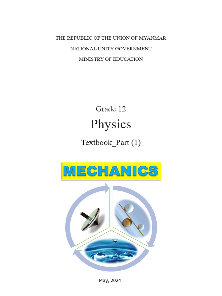 G12 Physics Textbook (Part 1) | PDF | Rotation Around A Fixed Axis ...