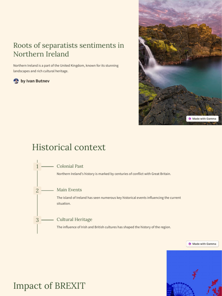 Northern Ireland's Separatist Sentiments Explained | PDF | Ireland | Brexit