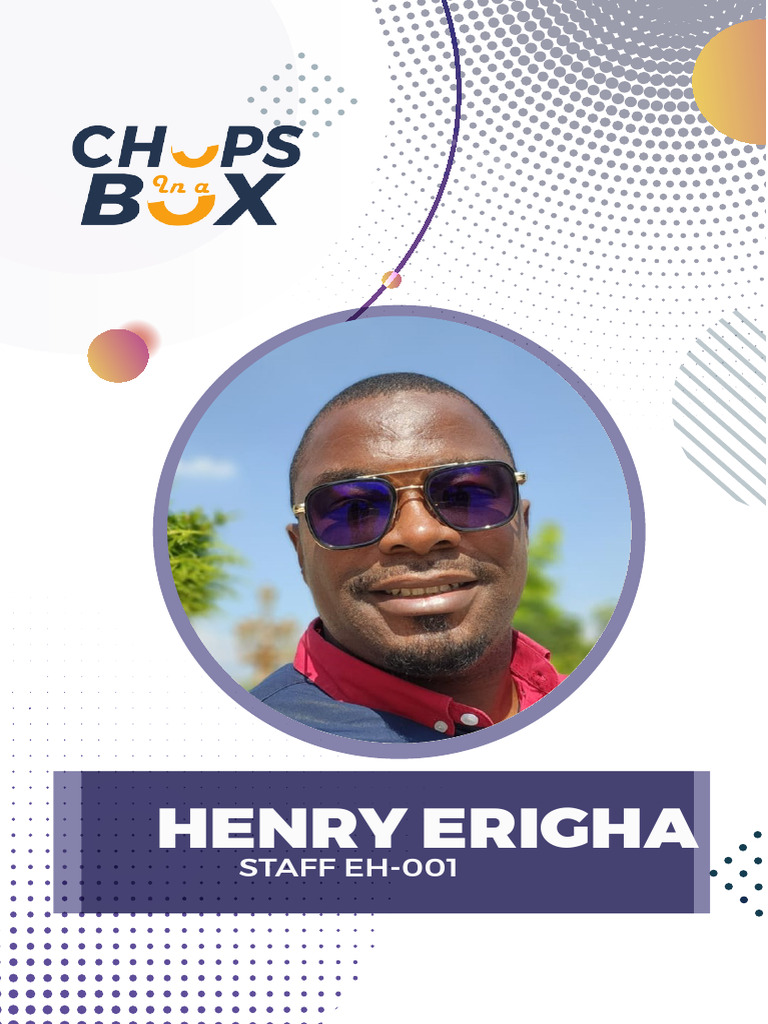 Chops in A Box Card | PDF