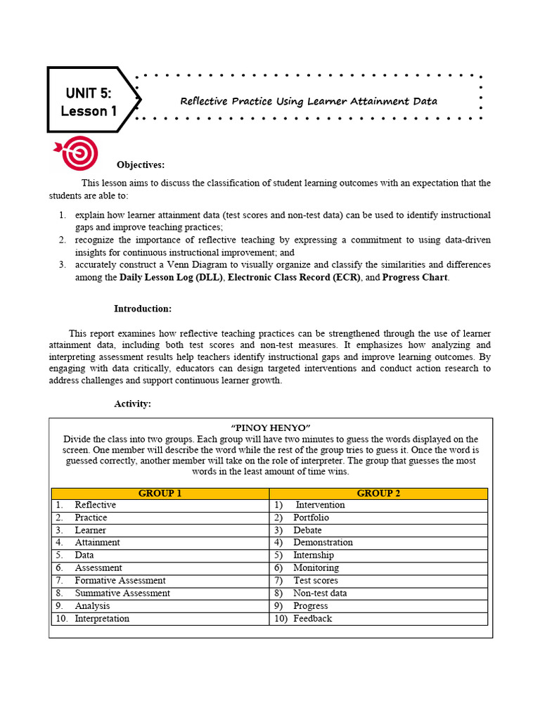 Educ 105 FINAL FORMAT | PDF | Educational Assessment | Learning