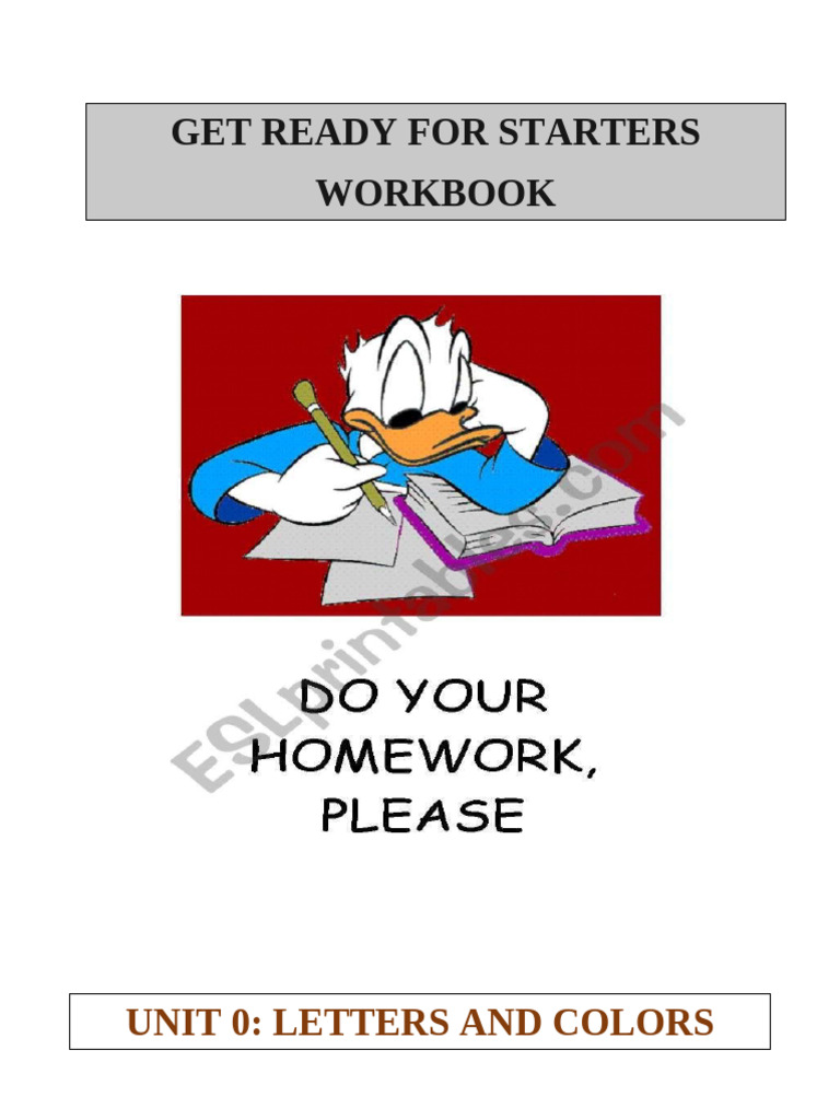 Get Ready for Starters Workbook | PDF
