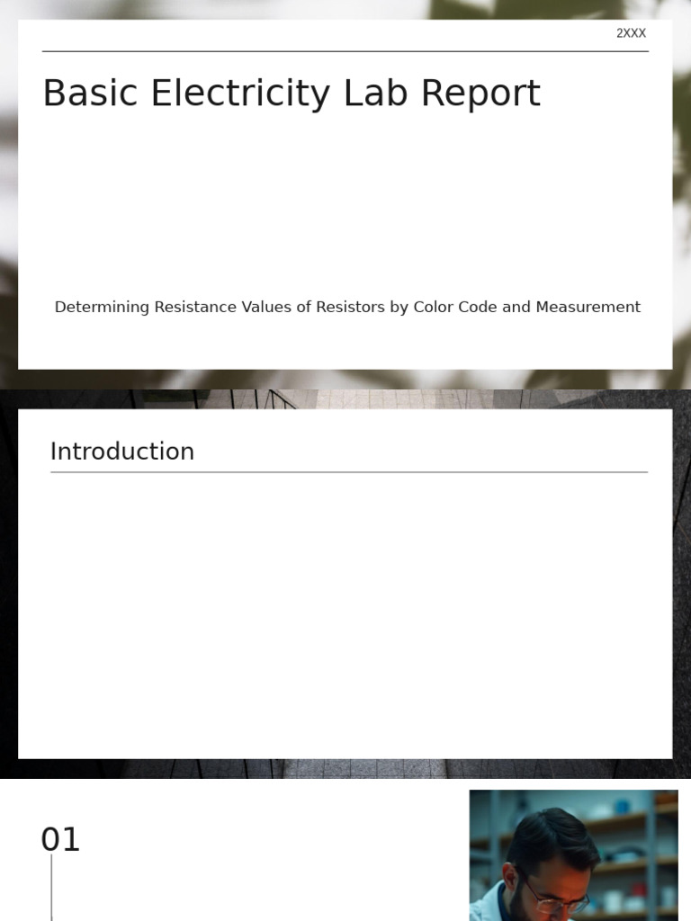 Basic Electricity Lab Report | PDF | Resistor | Accuracy And Precision