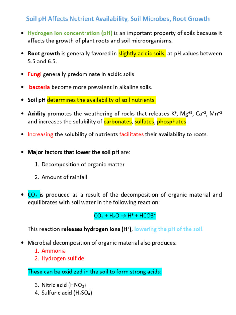 Soil PH Affects Nutrient Availability | PDF | Soil | Ph