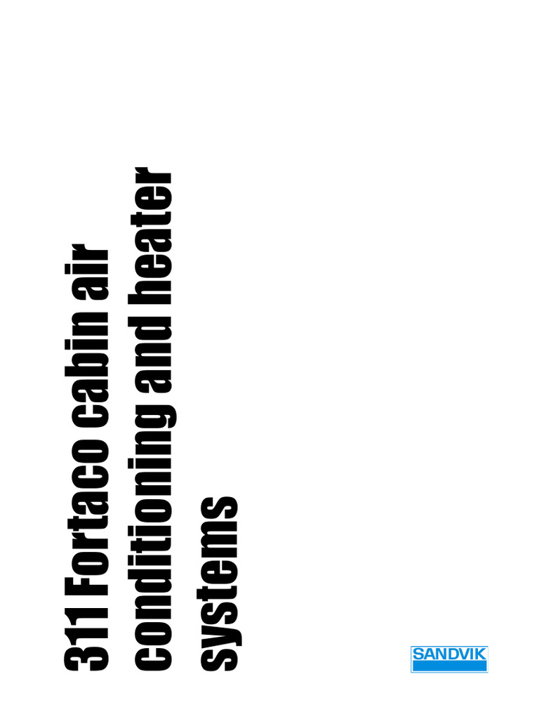 Fortaco Cabin Air System Manual | PDF | Air Conditioning | Mechanical ...