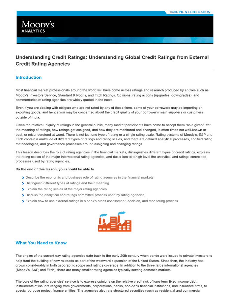 Understanding Global Credit Ratings From External Credit Rating ...