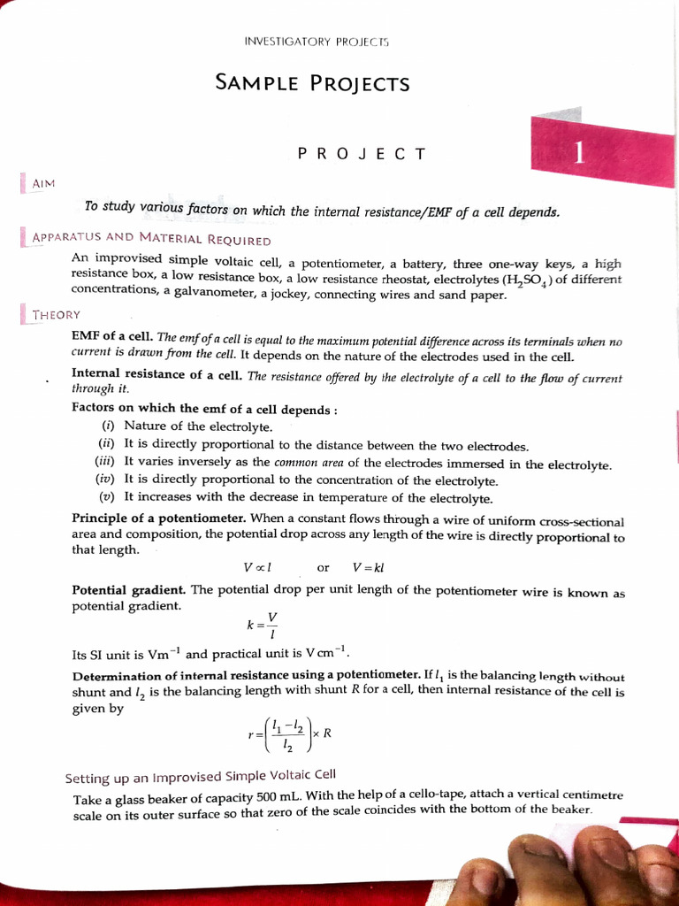Investigatory Project From SL ARORA | PDF
