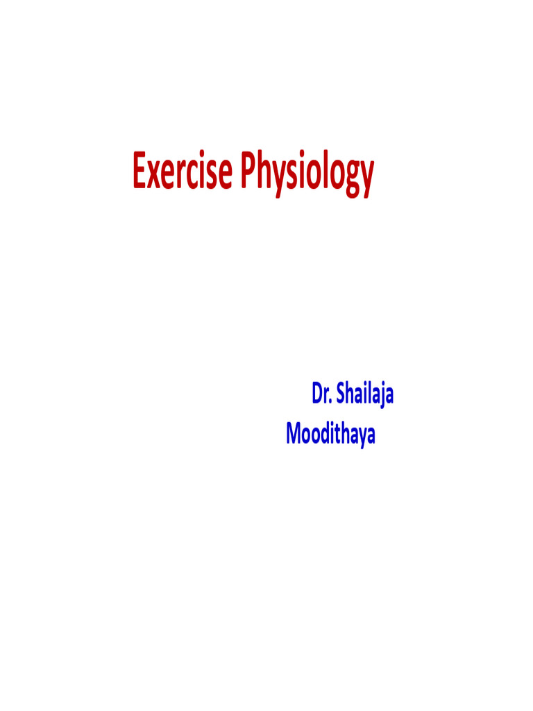 Exer Physio 2024-25 PDF | PDF | Blood Pressure | Heart