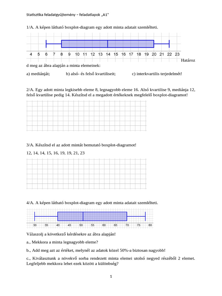 Feladatlapok A1 0427 | PDF