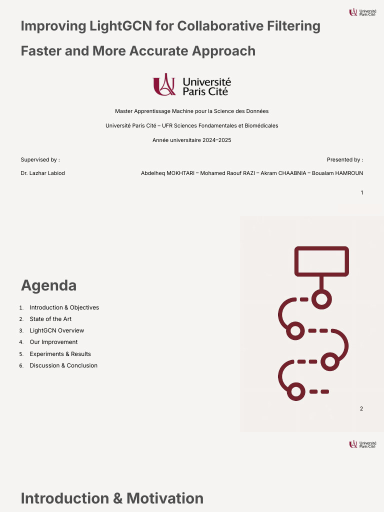 Improving LightGCN For Collaborative Filtering | PDF | Applied Mathematics | Learning