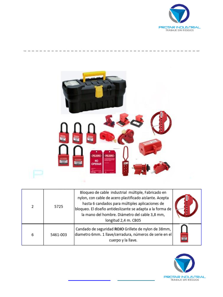 Kit de Bloqueo | PDF | Electricidad