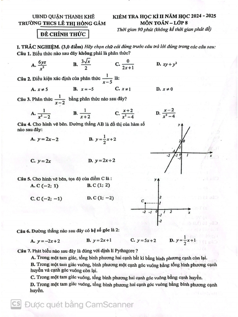 De Thi HK2 Toan 8 24-25 DN | PDF