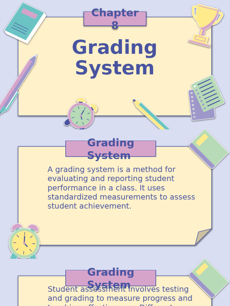 Chapter 8 Grading System | PDF | Educational Assessment | Cognition