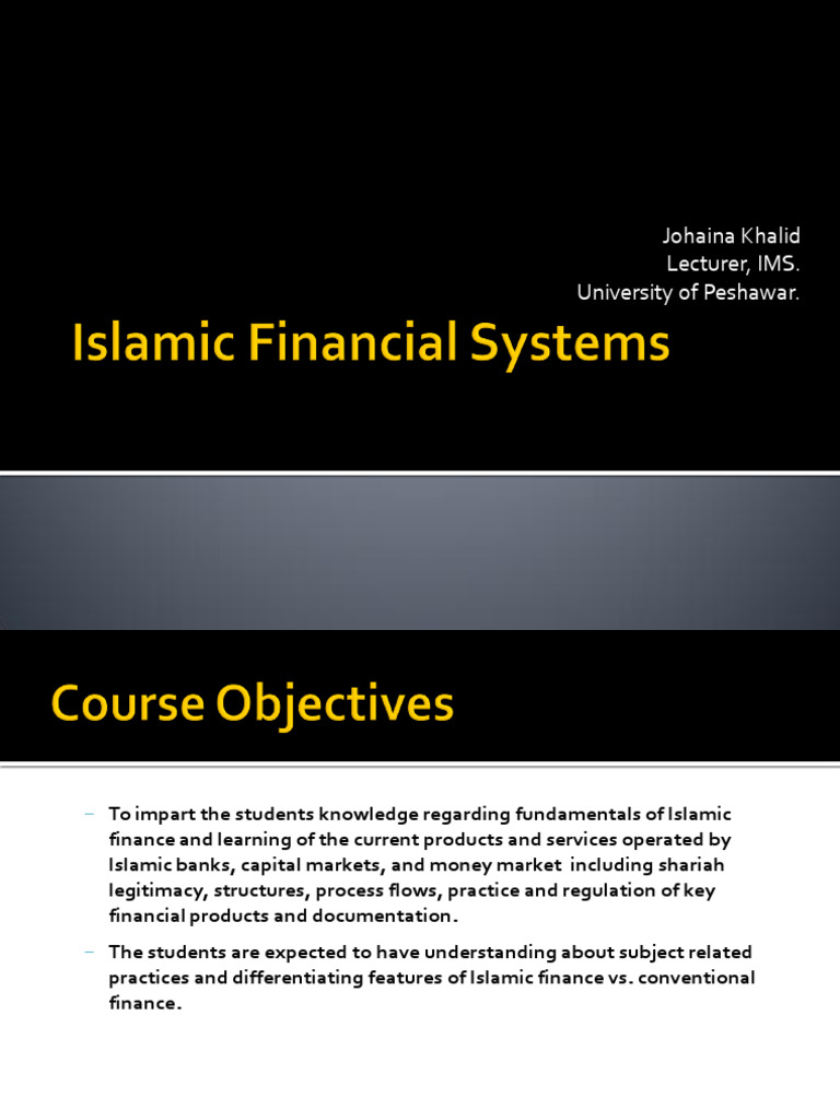 Islamic Financial System | PDF | Islamic Banking And Finance | Interest
