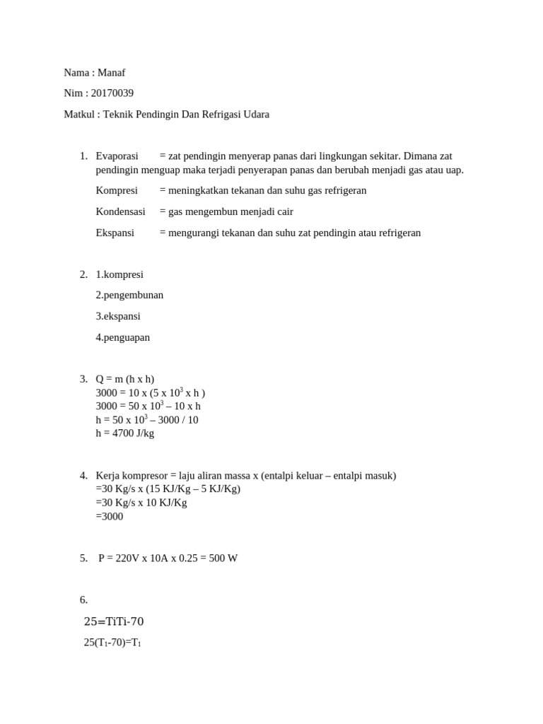 Nama Manaf Nim 20170039 | PDF