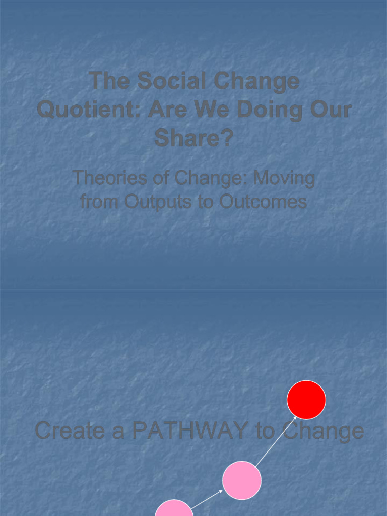 CLARK 2010 Pathway of Change | PDF | Cognition