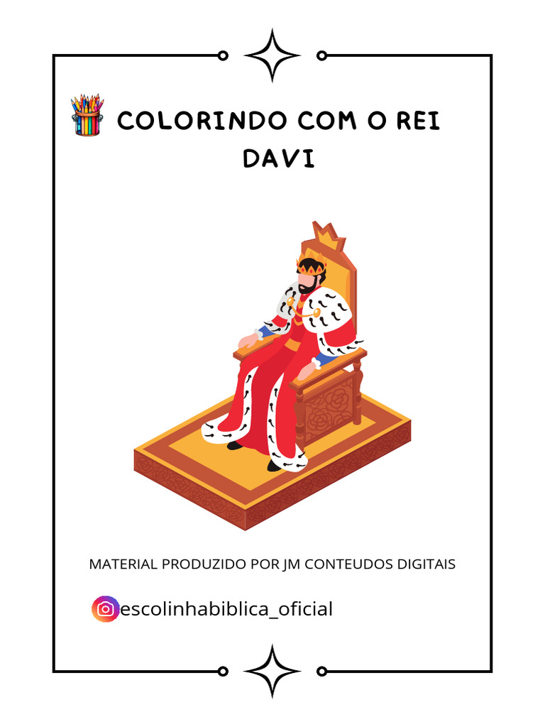 Colorindo Com o Rei Davi | PDF